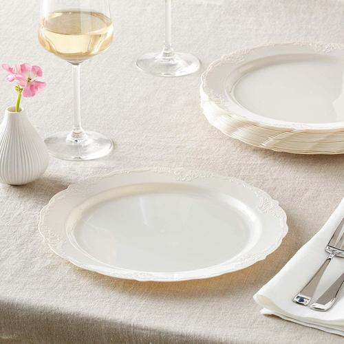 Jual Piring Cantik French Lace Plastik 6 Pcs / Premium Party Plate ...