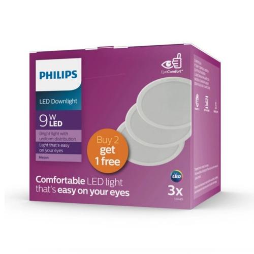 Promo PHILIPS LED Downlight 9W Meson 59449 D105 - 3000K / 6500K - 1bh ...