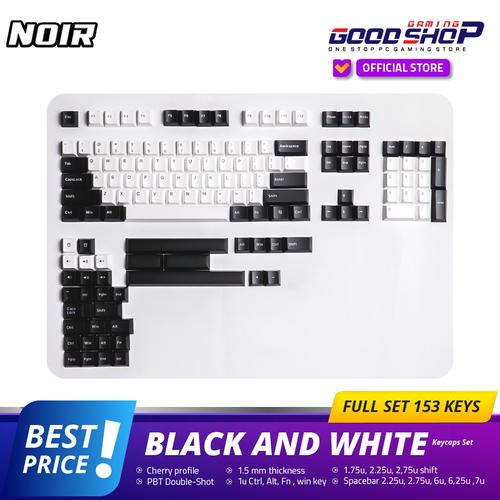 Jual Noir Black and White (153 Key Set) - Keycaps - Jakarta Pusat ...
