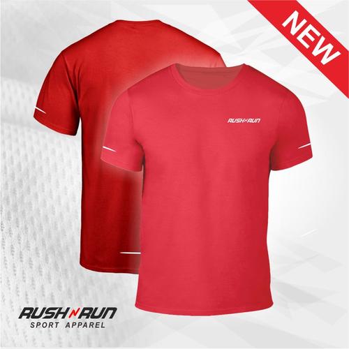 Promo Baju Kaos Olahraga Pria Rush n Run Bahan Dry Fit Gym Running ...