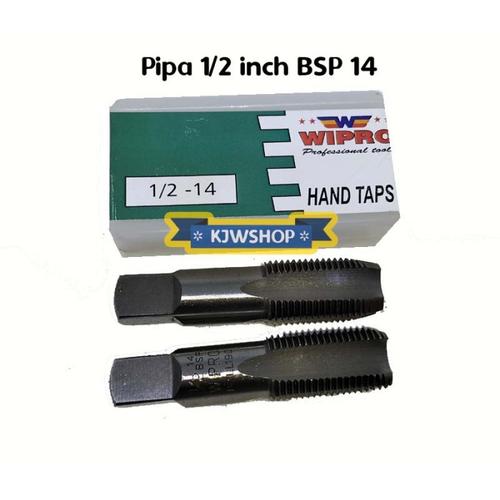 Jual Handtap Pipa 1/2 inch BSP 14 Wipro Hand Tap Pembuat Drat Lubang ...