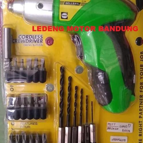 Jual Mesin Bor Tangan Portable Cordless Kecil Charger Tanpa Kabel ...