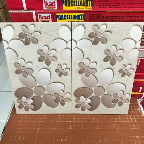 Jual Keramik dinding 25x40 motif bunga/ keramik dinding dapur/ kamar ...