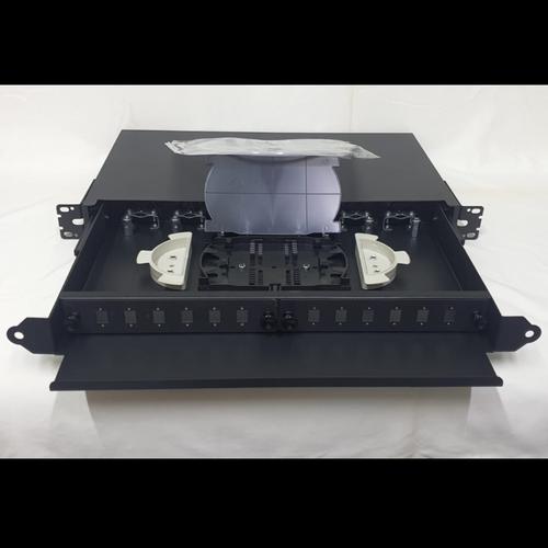Jual Fiber Optic OTB 12 Core SC | 1U Drawer ODF OTB 12 Core Kosong ...