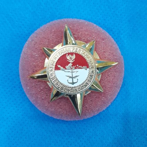 Jual pin bela negara/kemhan premium kuningan tebal - Jakarta Utara ...