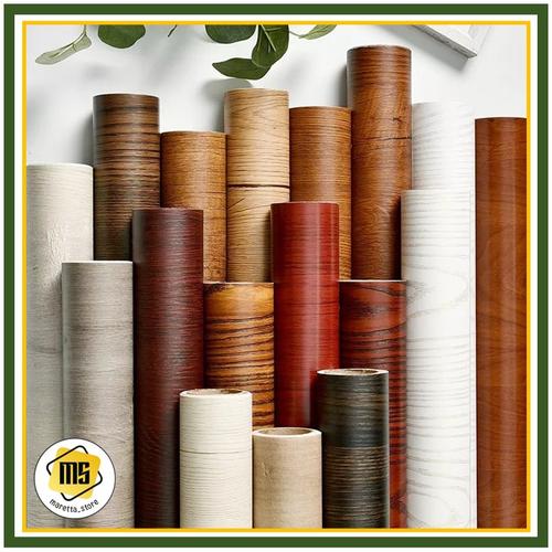Jual Stiker PVC Motif Kayu Interior Pelapis Furniture - Paper Core ...