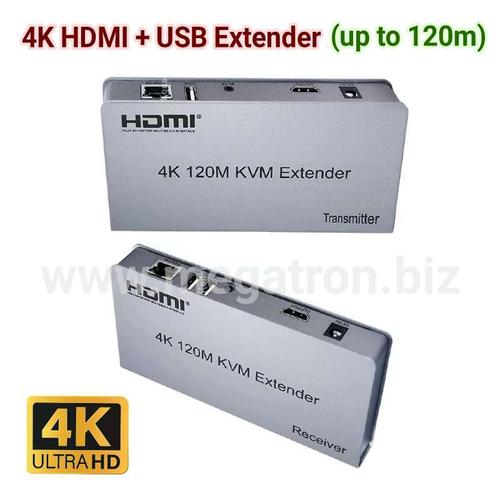 Jual 4K HDMI + USB (Mouse keyboard) Extender via UTP Cable -Up to 120 ...