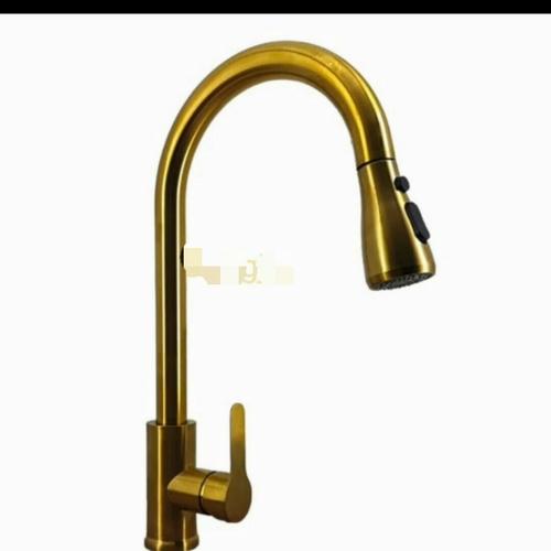 Jual KRAN SINK TARIK EMAS/Kran Cuci Piring Warna Emas - Jakarta Utara ...