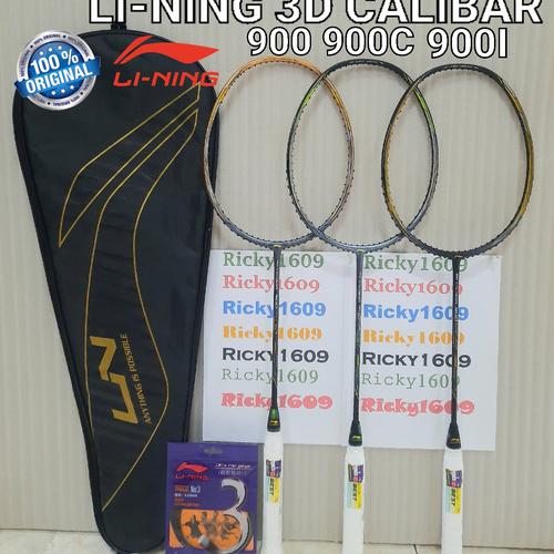 Jual RAKET BADMINTON LINING 3D CALIBAR 900 - 900C - 900I - 900B - ORIGINAL - 3D calibar 900, BG ...