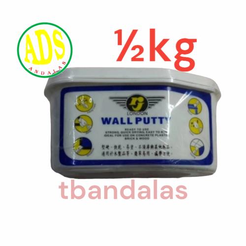 Jual dempul plamir tembok rj wall putty ½ kg - Kota Medan - tb andalas ...