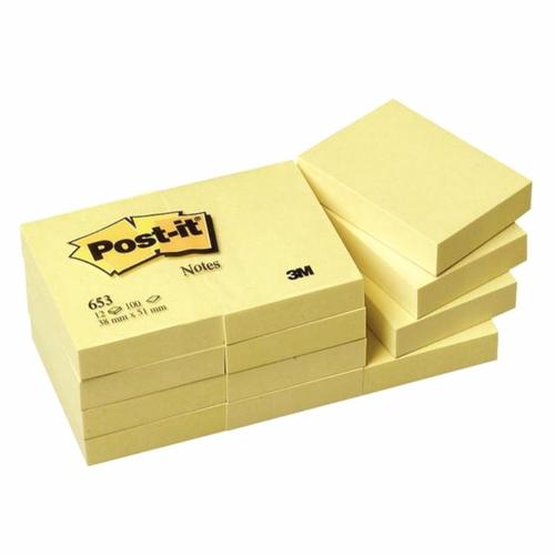 Jual STICKY NOTE POST IT 653 YELLOW NOTES 1,5 X 2" - Jakarta Barat ...