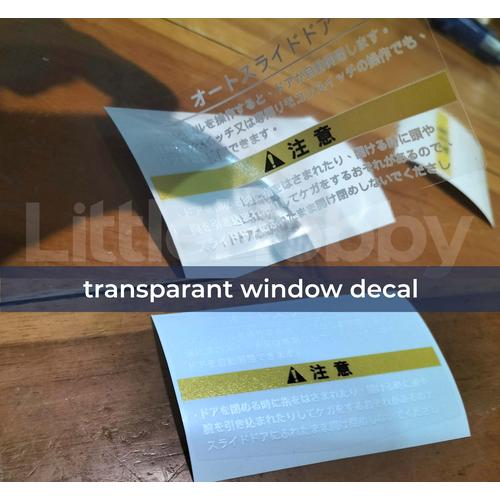 Jual Sticker Sliding Door Nissan Serena C25 C26 - transparant - Jakarta ...
