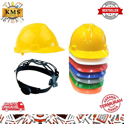 Jual Helm Proyek MSK ( Safety Helmet ) Sertifikat SNI ANSI - White ...