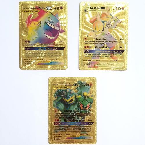 Jual Kartu Pokemon GX Gold Emas Gengar Mimikyu Lucario Marshadow ...