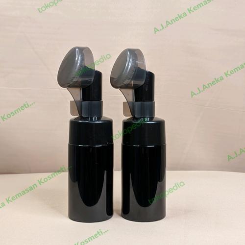 Jual Botol Pump Foamer With Brush 100Ml hitam / Botol facial wash 100Ml - Kab. Bogor - AJ ...