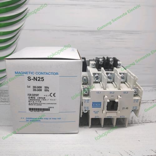 Jual Kontaktor Mitsubishi Magnetic Contactor SN25 - Jakarta Pusat ...
