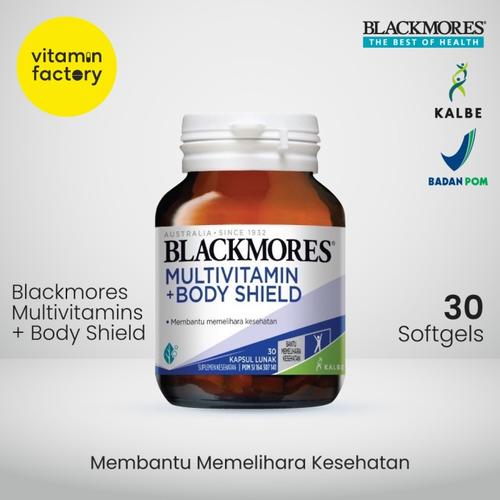 Jual Blackmores Multivitamin Bodyshield BPOM Kalbe 30 Softgels - Kota ...