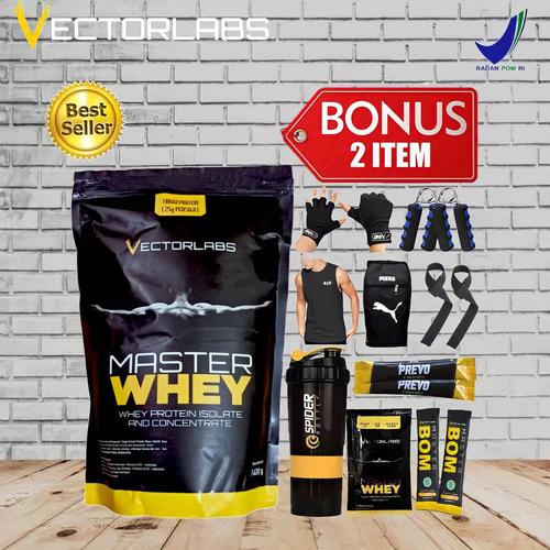 Jual Vectorlabs Master Whey Protein 3lbs 43 Serving Susu Fitnes - Choco ...