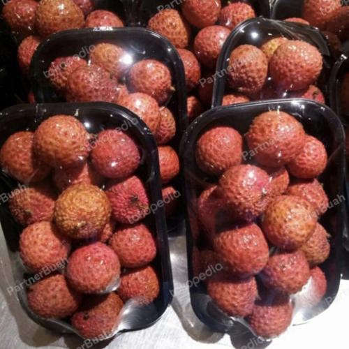 Jual Leci Merah Australia Daging Tebal / lyche merah 400 grm / pack ...