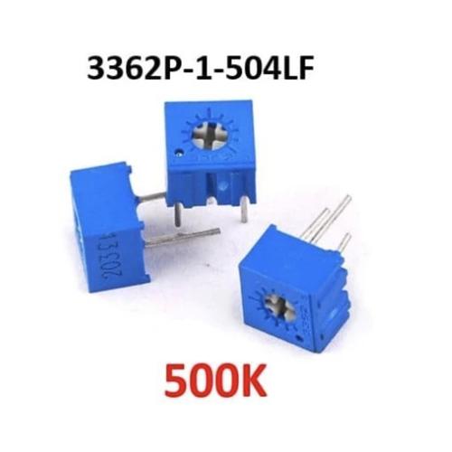 Jual 3362P 500 K Ohm Trimpot variabel resistor Presisi 3362 P 504 500k ...