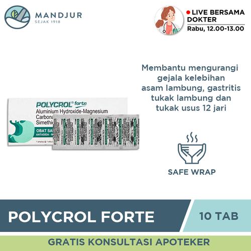 Jual Polycrol Forte 10 Tablet - Obat Sakit Maag dan Asam Lambung ...