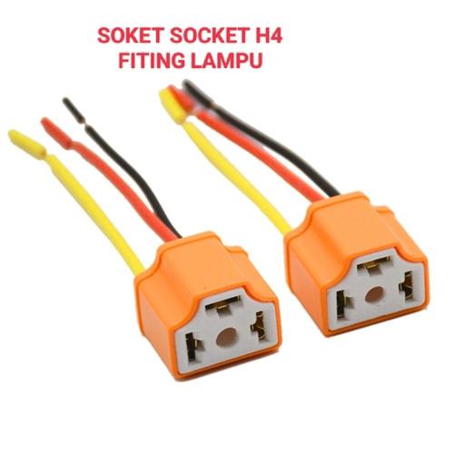 Jual SOKET SOCKET H4 FITING LAMPU BESAR H4 KERAMIK - Kota Medan ...