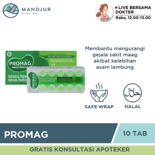 Jual Promag Tablet Strip - Obat Sakit Maag dan Asam Lambung - Jakarta ...