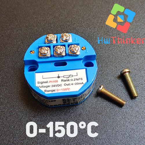 Jual RTD PT100 PT-100 Temperature Transmitter 0-150 C Output 4-20mA ...