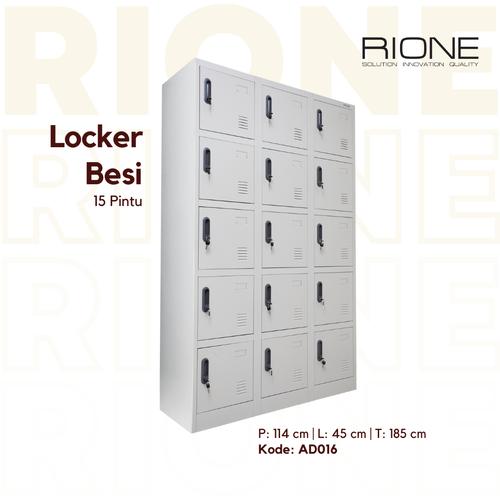Jual Locker Loker Besi untuk file arsip baju 15 Pintu RIONE - Kab ...