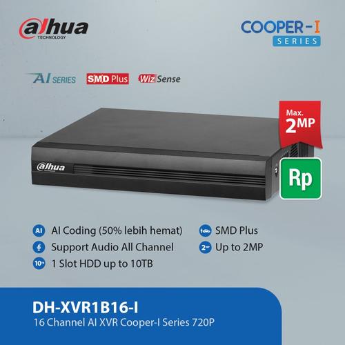 Jual DVR DAHUA 16CH DH-XVR1B16-I / DVR DAHUA 16 CHANNEL DH-XVR1B16-I - Kota Makassar - MITRA ...