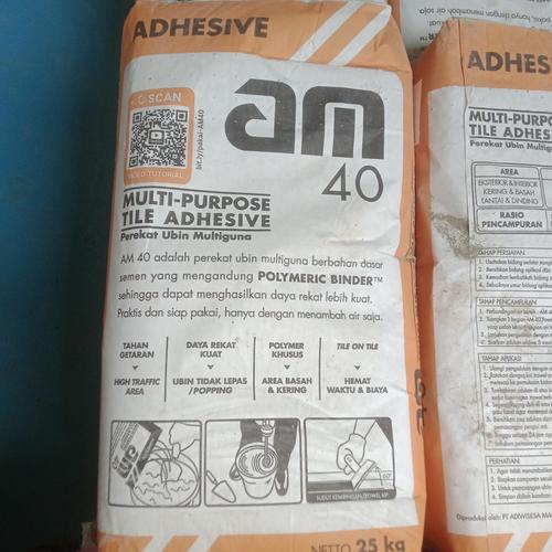 Jual am40 semen perekat ubin serbaguna 25kg - Jakarta Barat ...