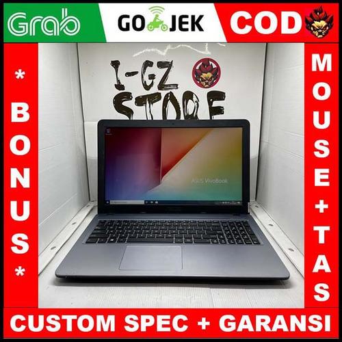 Jual LAPTOP MURAH LAYAR BESAR 15 Inch Asus VivoBook X540 AMD Siap Pakai ...