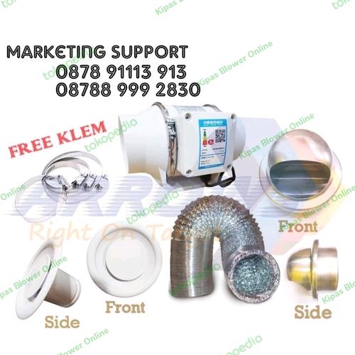 Jual Duct inline fan 3 inch exhaust booster fan 3 inch - Jakarta Barat ...