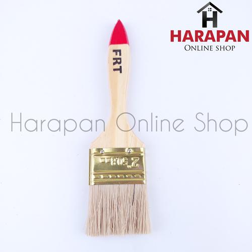 Jual Kuas Cat 2 Inch Merk FRT 2" Inci 2Inch Tembok Gagang Kayu 5 cm ...