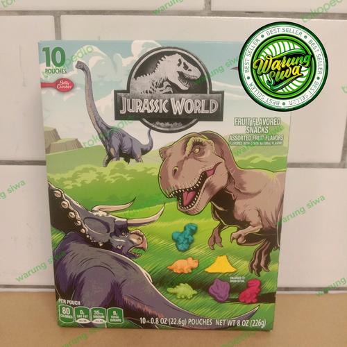 Jual permen betty crocker jurassic world fruit flavored snacks 226 gram ...