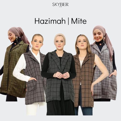 Promo "COD Yu" Midi outer vest luaran rompi hazimah NEW premium JUMBO ...
