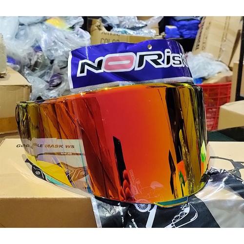 Jual VISOR KYT TT COURSE IRIDIUM BLUE DAN RED GOLD - clear - Kota ...