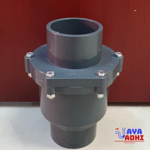 Jual PVC Check Valve 2" Checkvalve 2 inch Tusen Klep Tuslah One Way KDJ ...