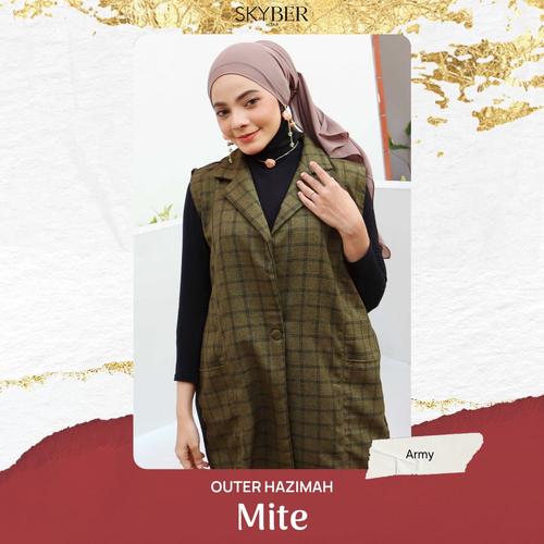 Promo "COD Yu" Midi outer vest luaran rompi hazimah NEW premium JUMBO ...