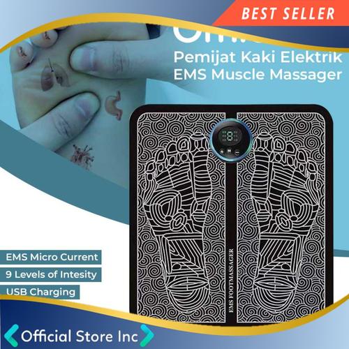 Jual Alat Terapi Pijat EMS Telapak Kaki Akupuntur Portabel Cas Baterai ...