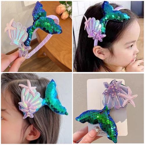 Jual BANDO MERMAID PRINCESS IKAT JEPIT RAMBUT PUTRI DUYUNG ARIEL IKET ...