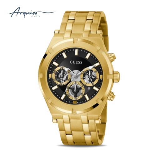 Promo jam tangan guess pria Chronograph gold sporty mewah original ...
