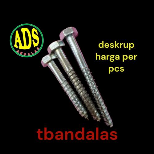 Jual Baut Skrup dekskrup baut sekrup segi enam 6 untuk fisher S8 S10 ...