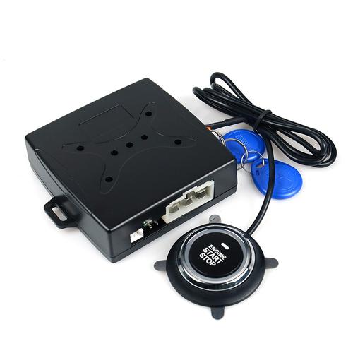 Jual Engine Push Start Button RFID Lock Ignition Starter Keyless Entry ...