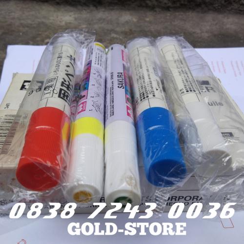 Jual Paint Solid marker spidol permanen Tanda Besi Kaca merah Kuning ...