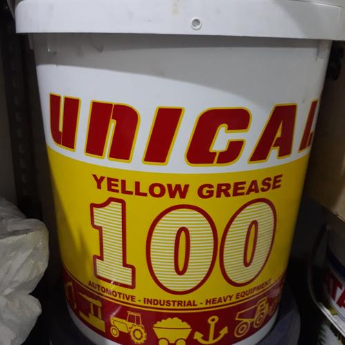 Jual stempet/gumuk/grease UNICAL 100 YELLOW GREASE KEMASAN PAIL 13KG ...