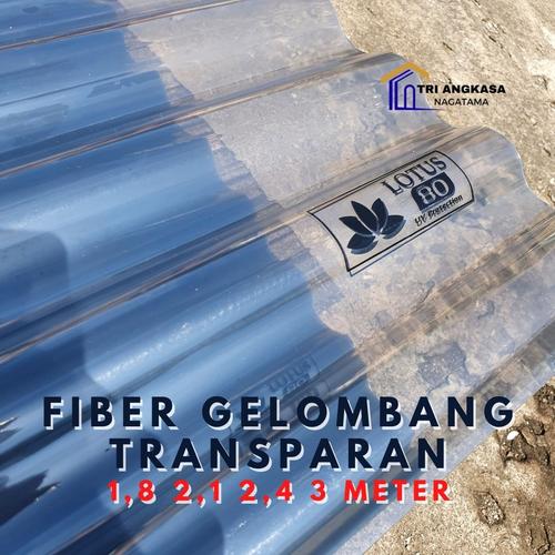 Jual LOTUS 80 Atap Fiber Gelombang Transparan Clear Premium - 2,4m x ...