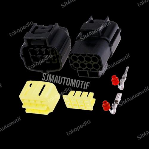 Jual Socket kabel 8 pin waterproof male female konektor cable motor ...