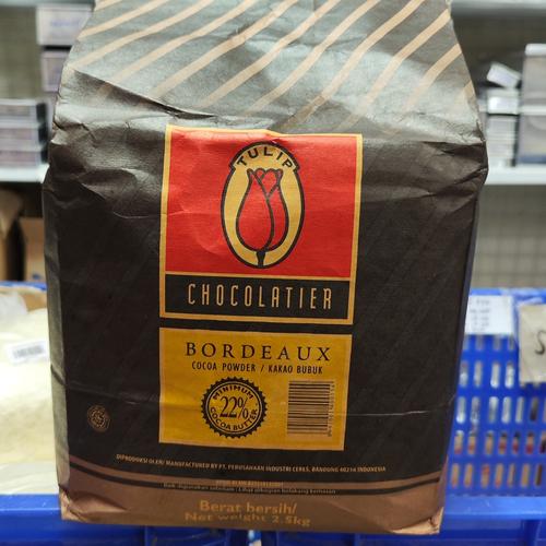 Jual Tulip bordeaux coklat bubuk 2.5kg & repack - repack 100gr - Kota ...