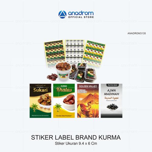 Jual Stiker Label Brand Kurma | Stiker Brand Kurma | Anadrom 3135 ...